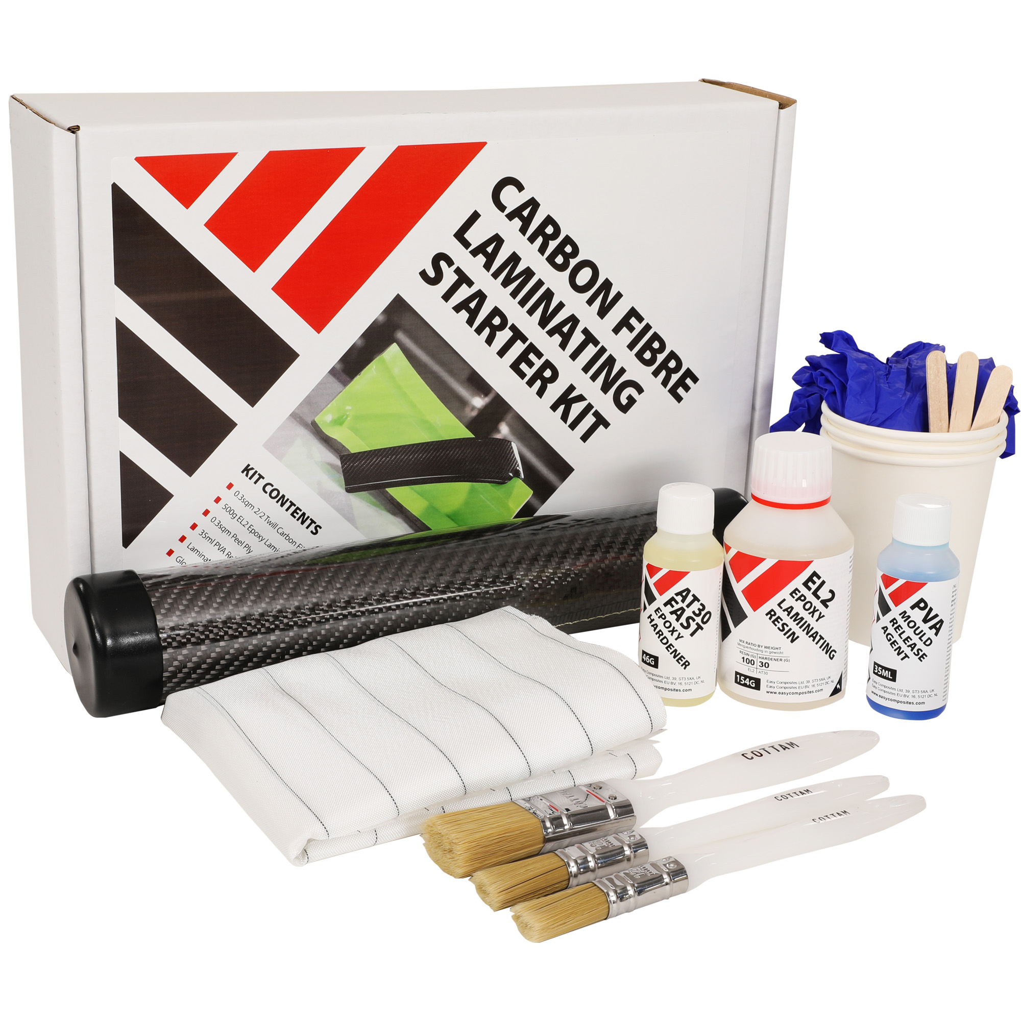 Carbon Fiber Laminating Starter Kit - Easy Composites US