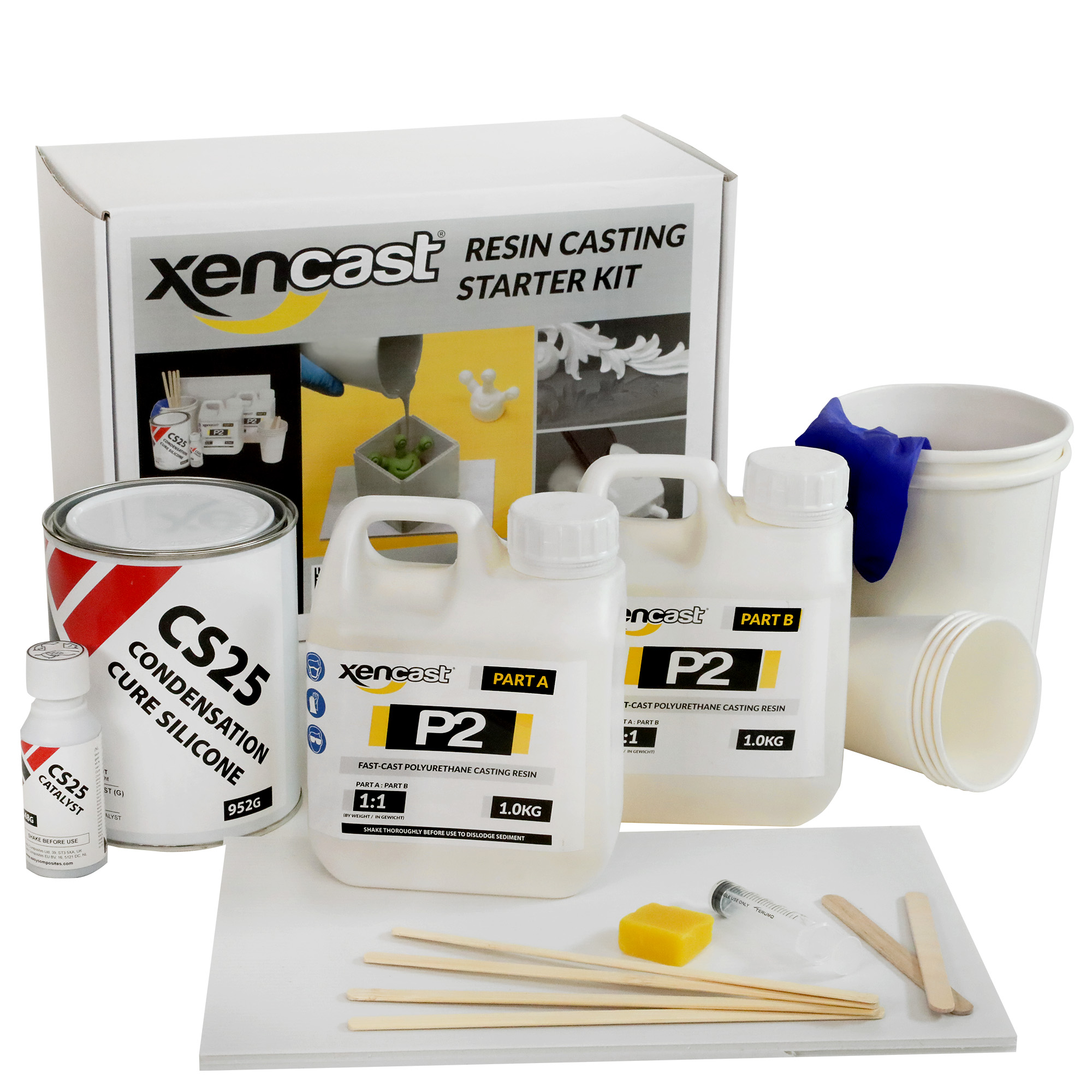 Xencast Silicone Mold Resin Casting Starter Kit - Easy Composites